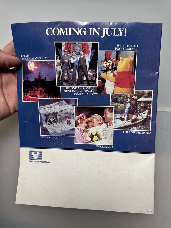 VINTAGE Disney Channel Magazine Dumbo Mobile June 1983 | eBay