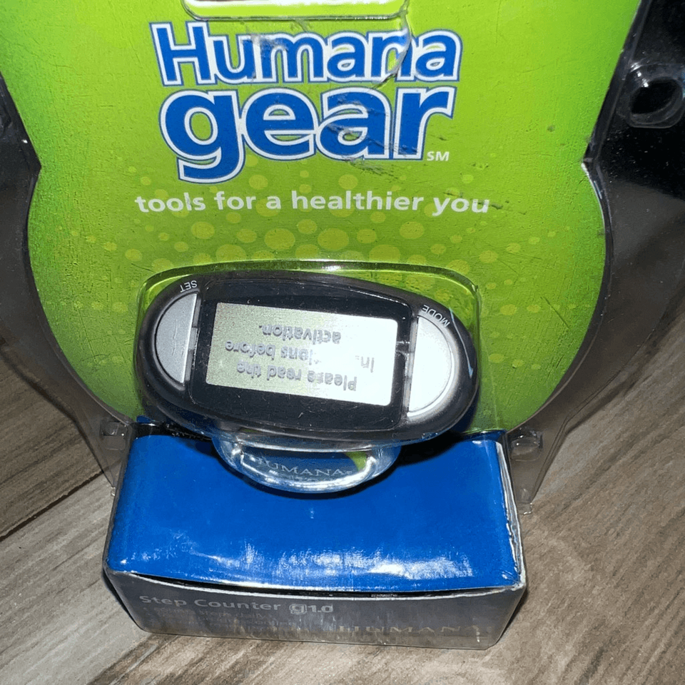 Humana Gear Step Counter g1.0 Daily Pedometer Counts Steps Daily Track ...