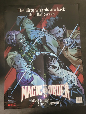 THE MAGIC ORDER 2 POSTER 24" x 18" IMAGE COMICS 2021 MARK MILLAR! NEW ...