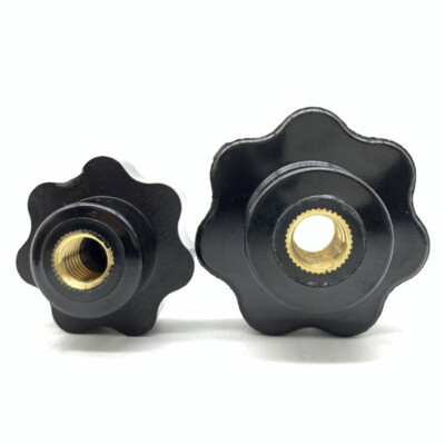 M4 M5 M6 M8 M10 M12 M14 M16 Plum Bakelite Hand Tighten Nuts Thumb Knob ...