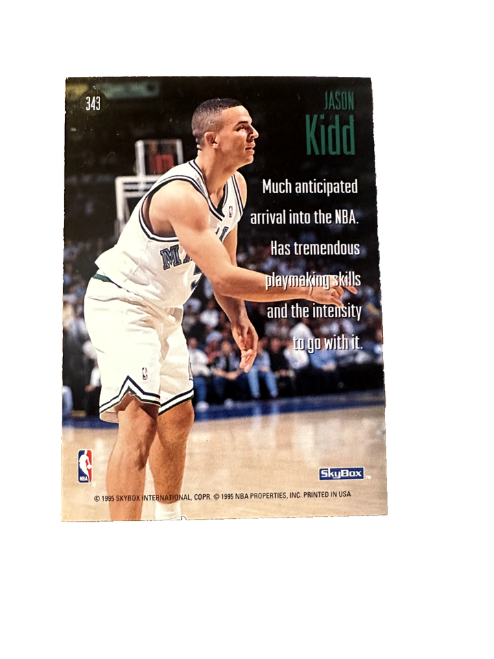 Jason Kidd 1995 Skybox - Sky Pilots Rookie #343 | eBay