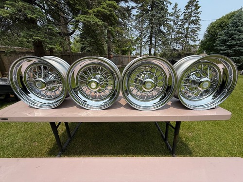 WIRE WHEELS 15X7 4 LUG TRU-SPOKE | eBay