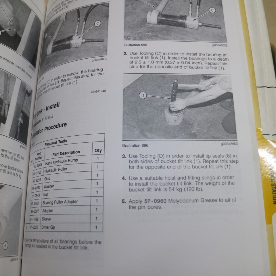 CAT Caterpillar 950G 962G IT62 Wheel Loader Repair Shop Service Manual ...