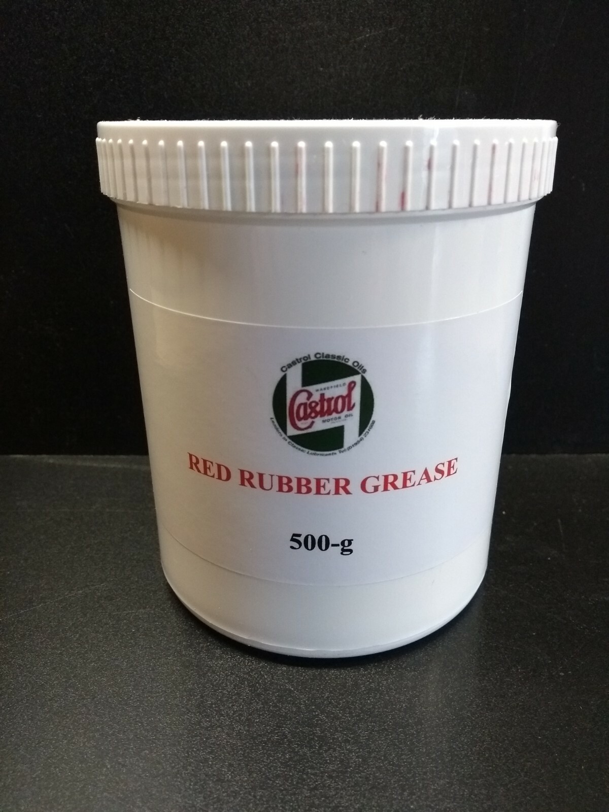 CASTROL RED RUBBER GREASE. 500g BRAKE CALIPER REBUILDS VIA ROYAL MAIL ...
