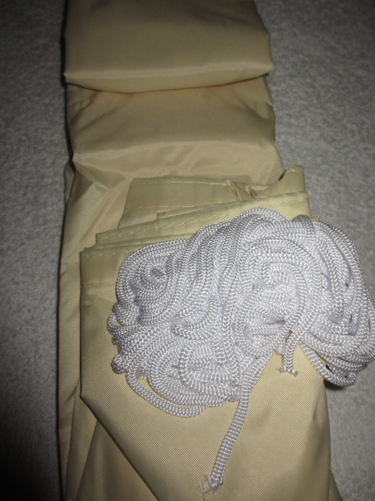 6.5ft by 10ft Canopy Cream Colour with Rope 2x3M | eBay