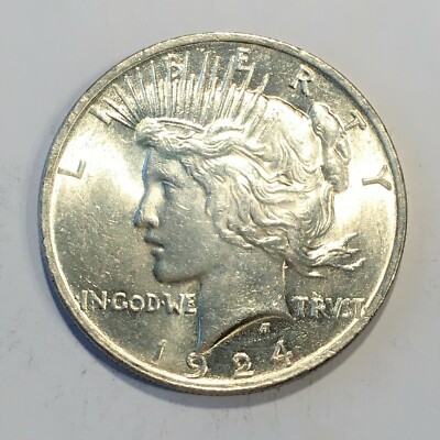 1924 Peace Silver Dollar - High Quality Scans #M784 | eBay