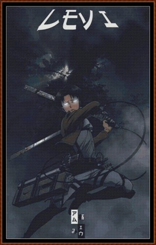 Levi ~~ counted cross stitch pattern | eBay Australia