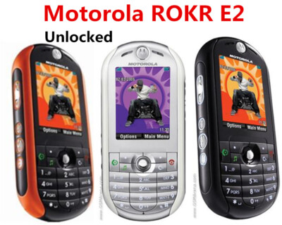 Original Motorola ROKR E2 Cellphone Camera Bluetooth Phone 1 year ...