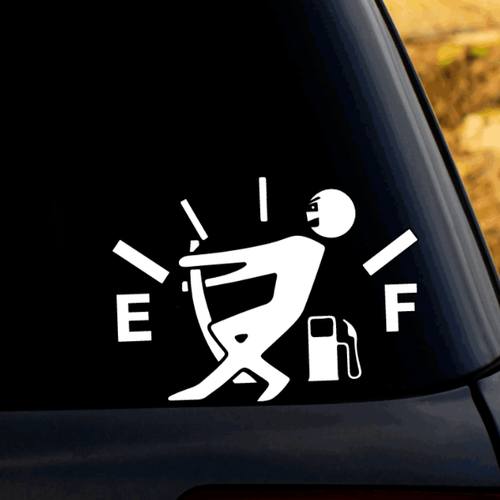 Gas Gauge - Decal, Sticker, Vinyl, Die-Cut | eBay
