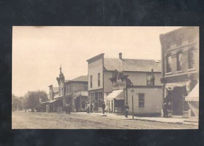 REAL PHOTO WESTFIELD PENNSYLVANIA PA. DOWNTOWN STREET SCENE POSTCARD ...
