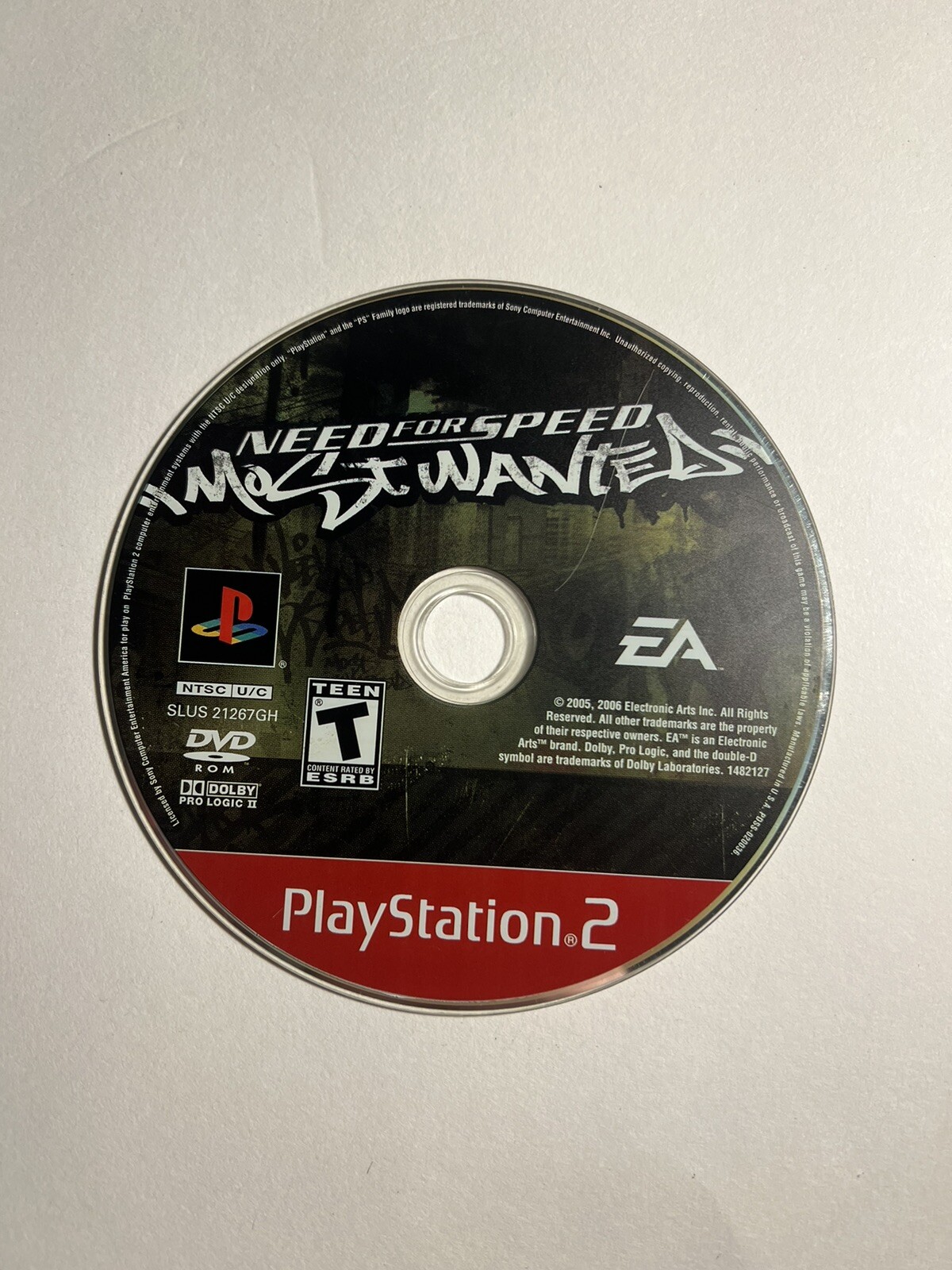 Need for Speed Most Wanted PlayStation 2 PS2 Disc Only Tested Working ...