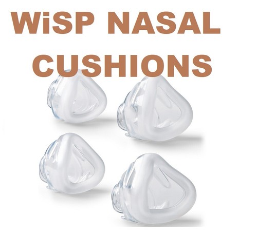 WiSP 4x ( 4 cushions) Philips Respironics Wisp Nasal Cushions S/M L XL ...