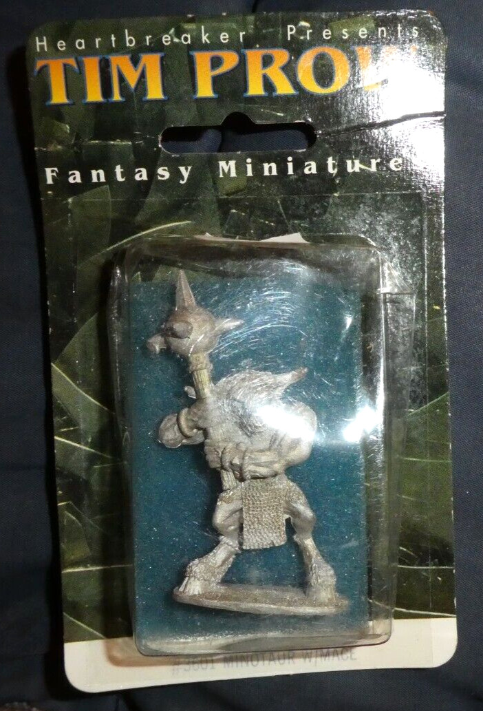 1994 Ral Partha heartbreaker Mini Giant Minotaur W/MACE TIM PROW SEALED ...