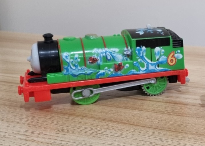 Mattel 2013 Thomas & Friends PERCY SPLASH TRAIN MOTORIZED Trackmaster ...