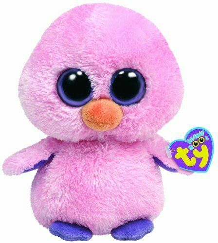 Ty Beanie Boo Boos Posy The Pink Chick 6" 2011 Solid Eyes NMWNMT ...