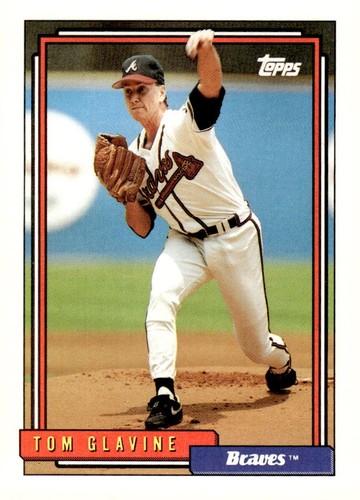 1992 Topps #305 Tom Glavine - Atlanta Braves | eBay