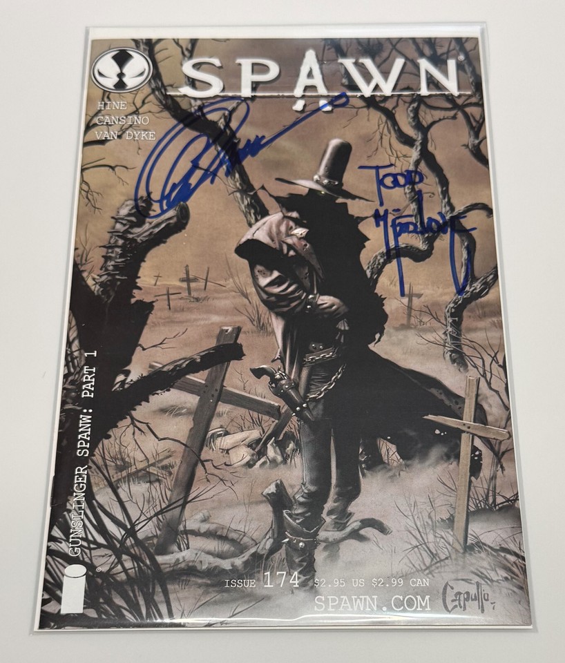 VERY RARE Spawn #174 (2008) - Signed By Todd McFarlane and Greg Capullo ...