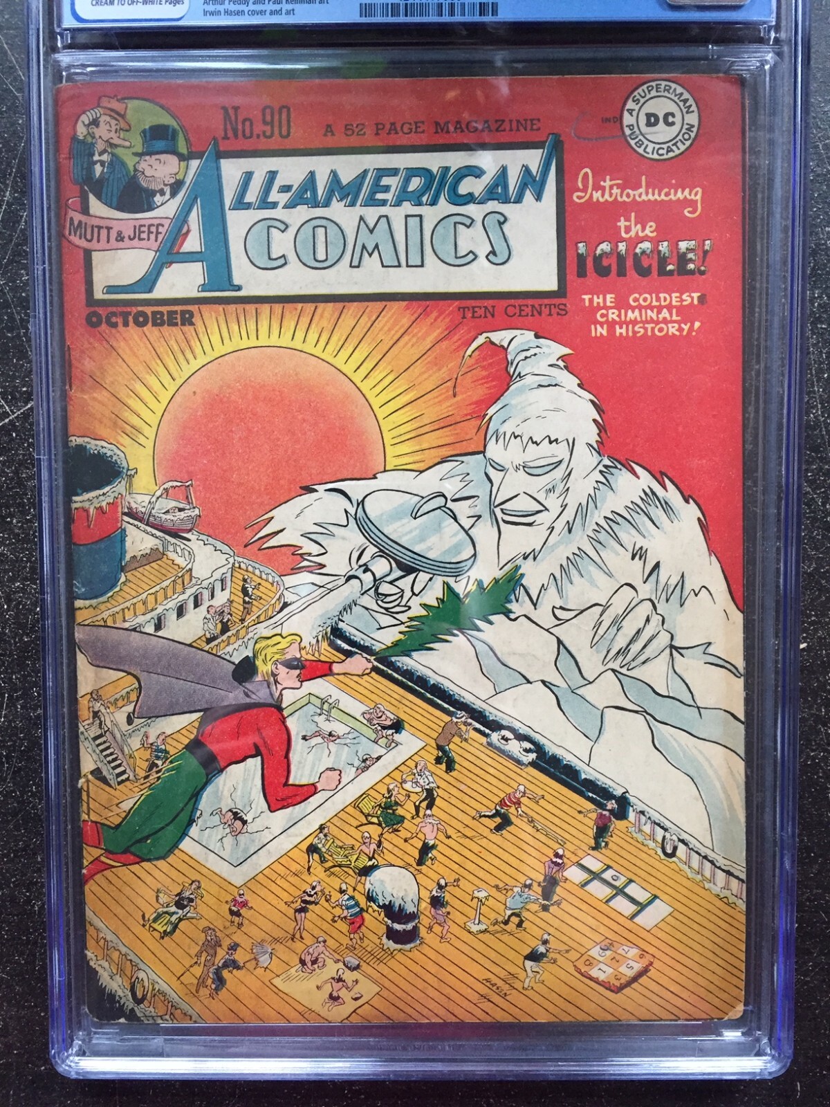 ALL-AMERICAN COMICS #90 CGC VG/FN 5.0; CM-OW; origin & 1st app. of Icicle! | eBay