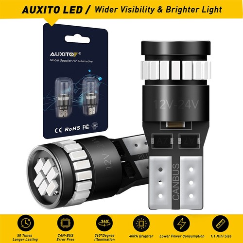 2X T10 5W 175 168 Light Bulb Wedge Tail Plate Parker 3014 Interior ...