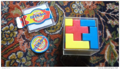 cube bedlam mini retro crazee crazy casse tête puzzle rare | eBay