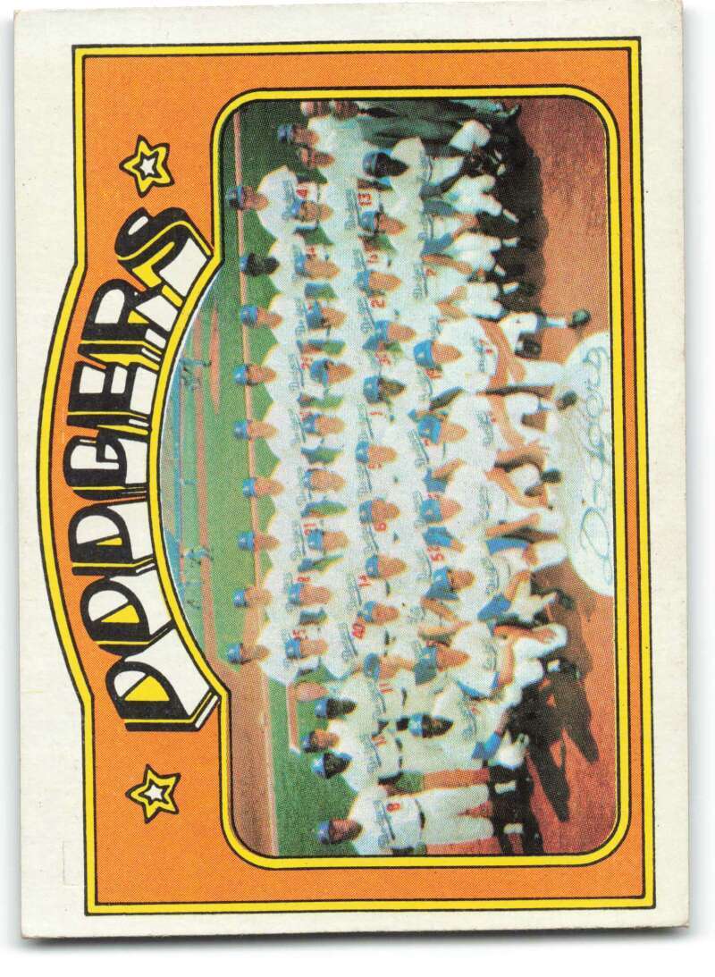 1972 Topps #522 Dodgers Team EX Excellent Dodgers ID:306577 | eBay