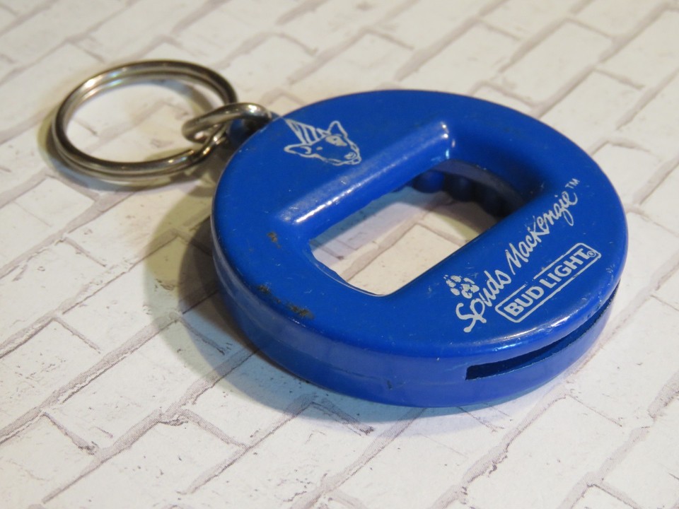 Cool Round Key Chain, Bottle Opener ~ Budweiser Bud Light Spuds ...