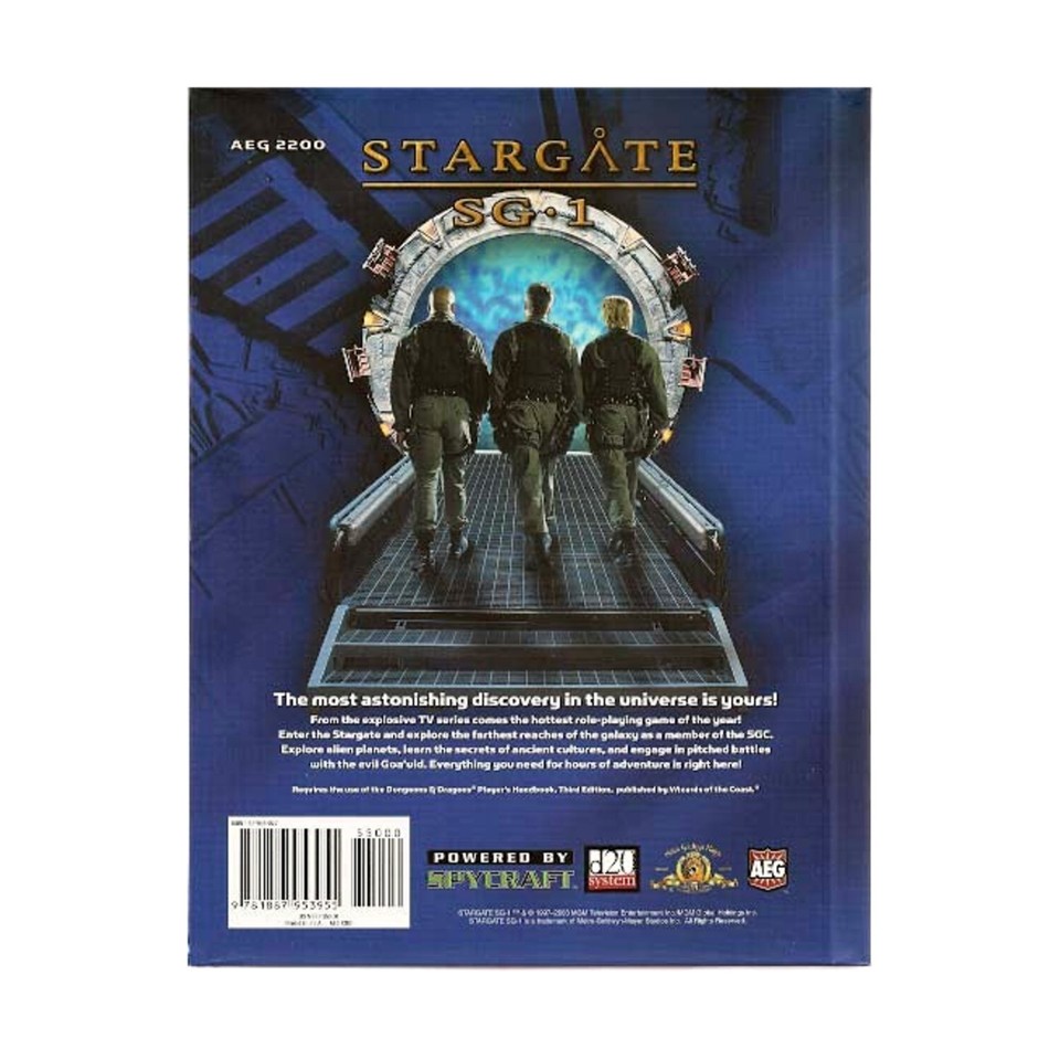 AEG Stargate SG-1 RPG Stargate SG-1 VG+/NM | eBay