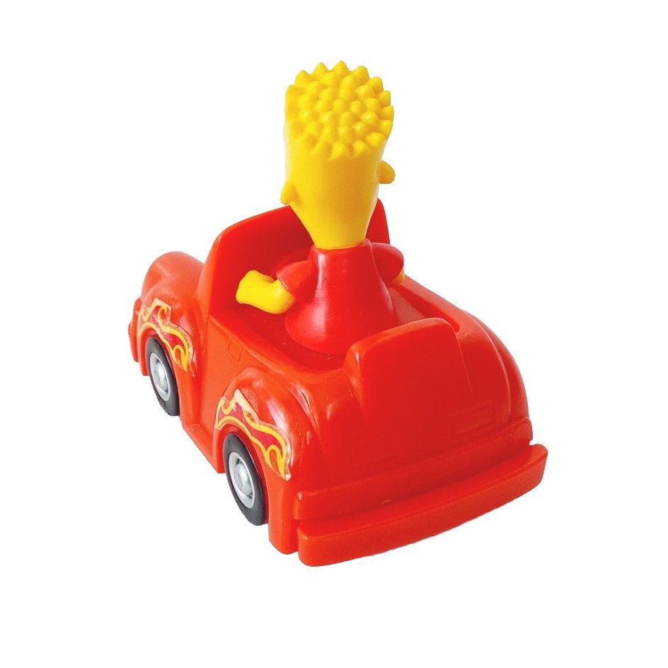 THE SIMPSONS Vintage Red Rooster Car Toys 2003 Bart Simpson | eBay