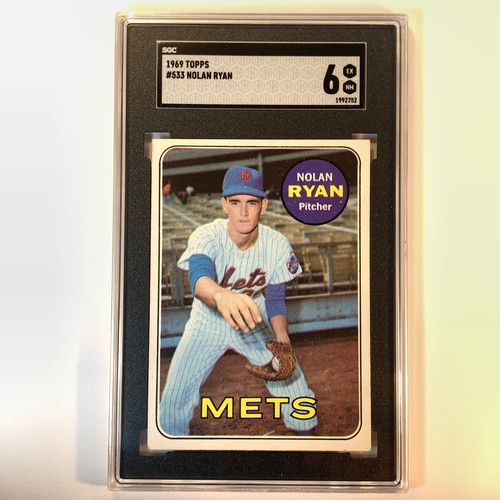 1969 Topps Nolan Ryan #533 SGC "6" New York Mets EX-NM | eBay