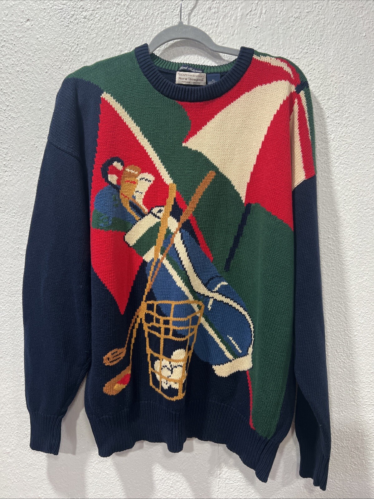 Rare Vintage Norm Thompson Golf Clubs Umbella Block H… - Gem