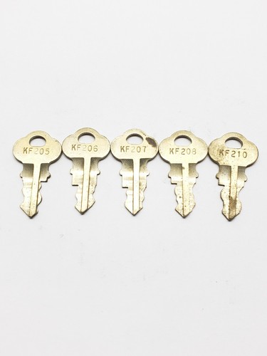 Chicago Lock Co original cut keys, KF, set of 5, motor, boat, vending ...
