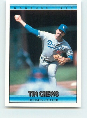 1992 Donruss #437 Tim Crews Los Angeles Dodgers | eBay