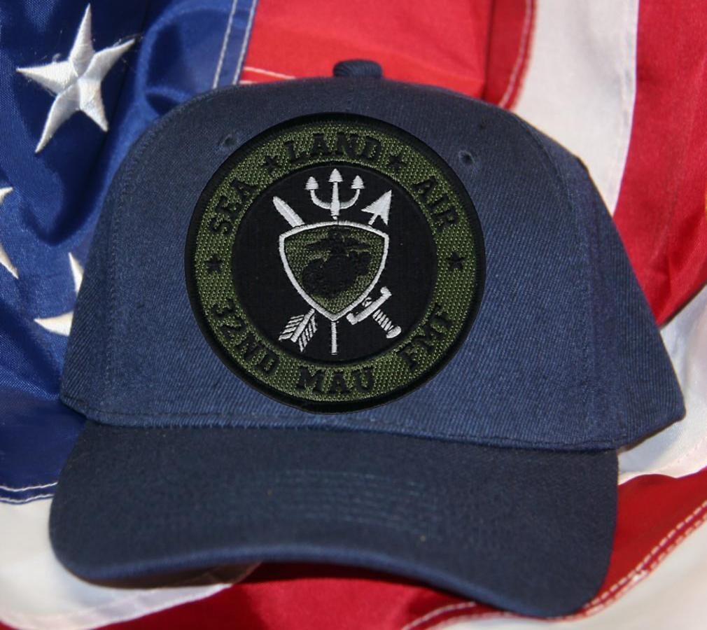 32ND MAU US MARINE AMPHIBIOUS UNIT SUBDUED HAT PATCH CAP USS BEIRUT ...