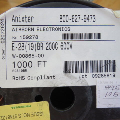 GENERAL WIRE HP3-EXBCE1-BRN Qty of 150 per Lot E-28 (19) BR 200C 600V, partial | eBay