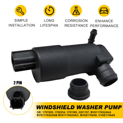 Fit Ford Transit Tourneo Custom 2012-2018 Windscreen Washer Pump Motor ...
