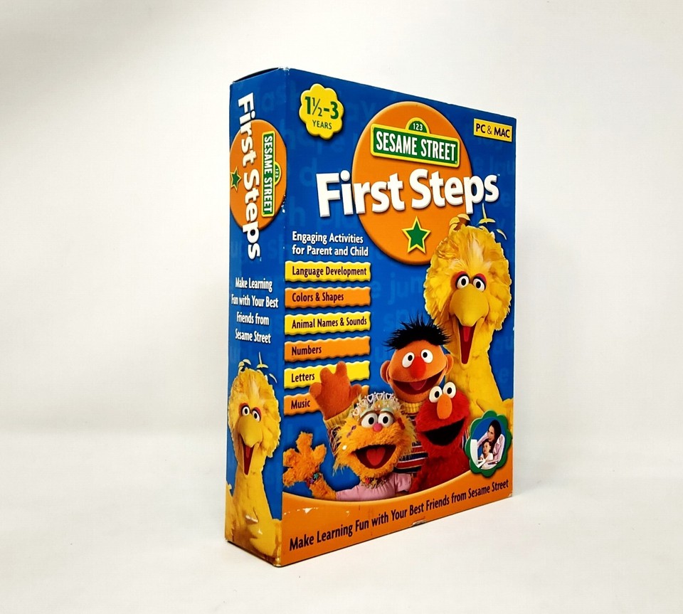 Sesame Street First Steps for Windows PC & MAC *Read* 727298405699| eBay