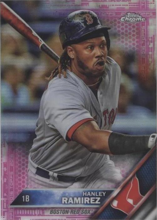 2016 Topps Chrome - Hanley Ramirez #180 Pink Refractor for sale online ...