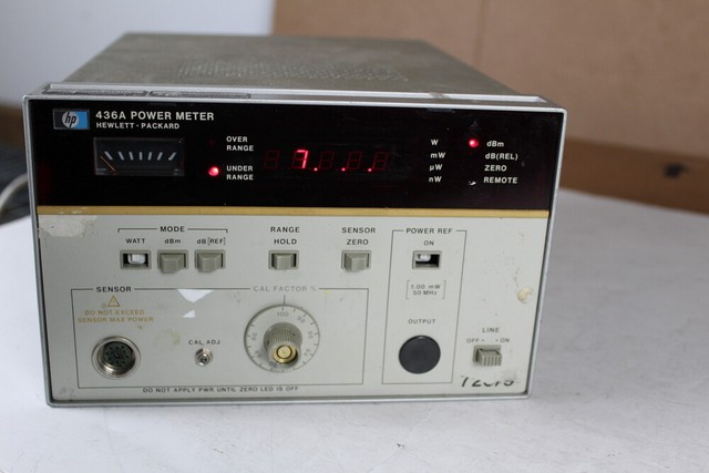 Agilent HP 436A Power Meter SR No 2410a17987 for sale online | eBay