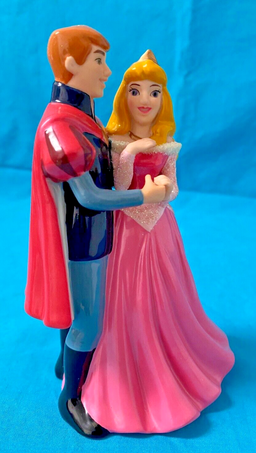 RARE Disney Sleeping Aurora and Prince Phillip Disney Park Porcelain Figurine | eBay