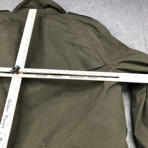 US Army AGSU All Weather Coat Mens 44R Heritage Green 564 Trench Belted ...