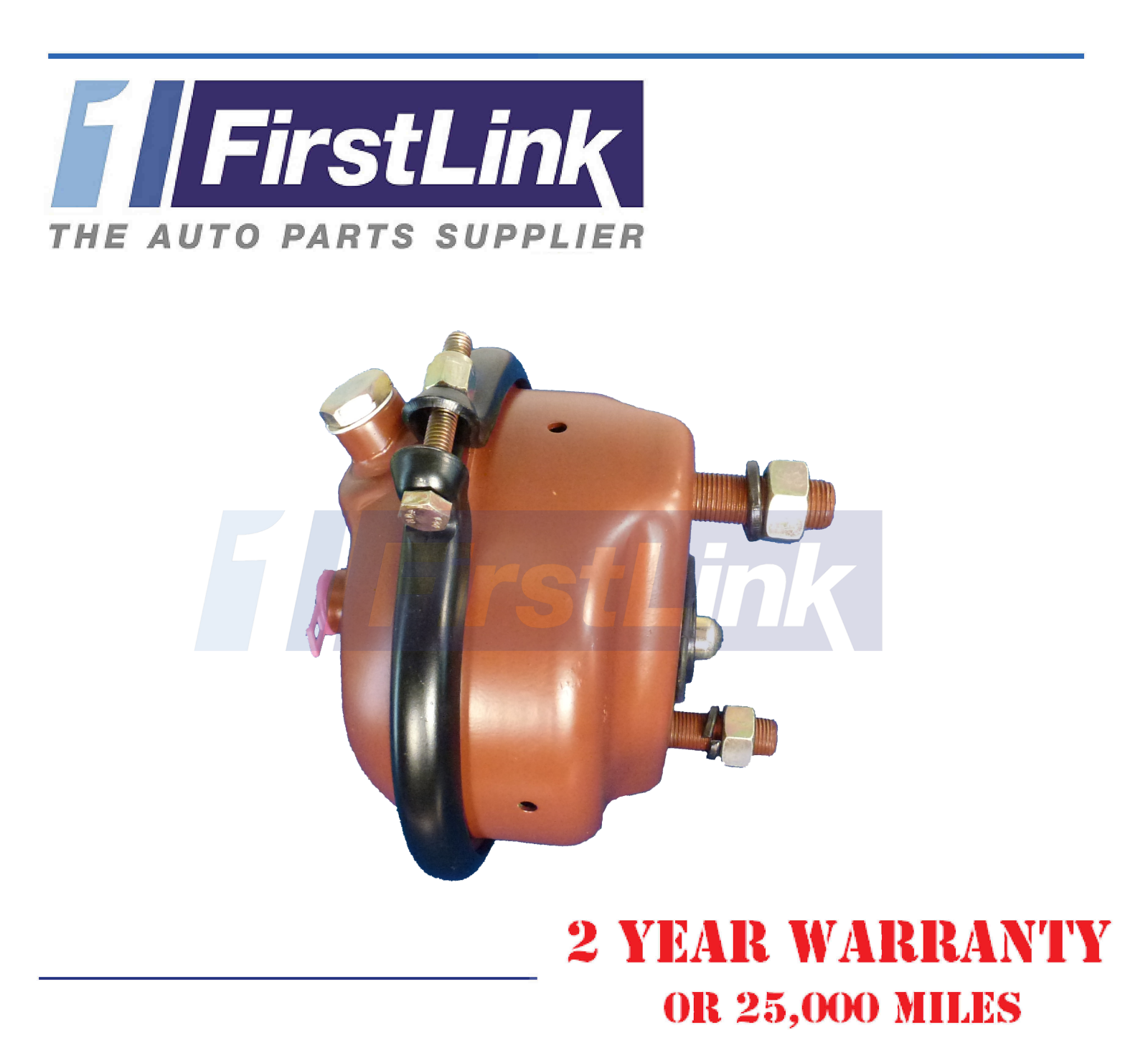 FITS - Truck Lorry Disc Brake Single Diaphragm Brake Chamber X2 T24 BPW ...