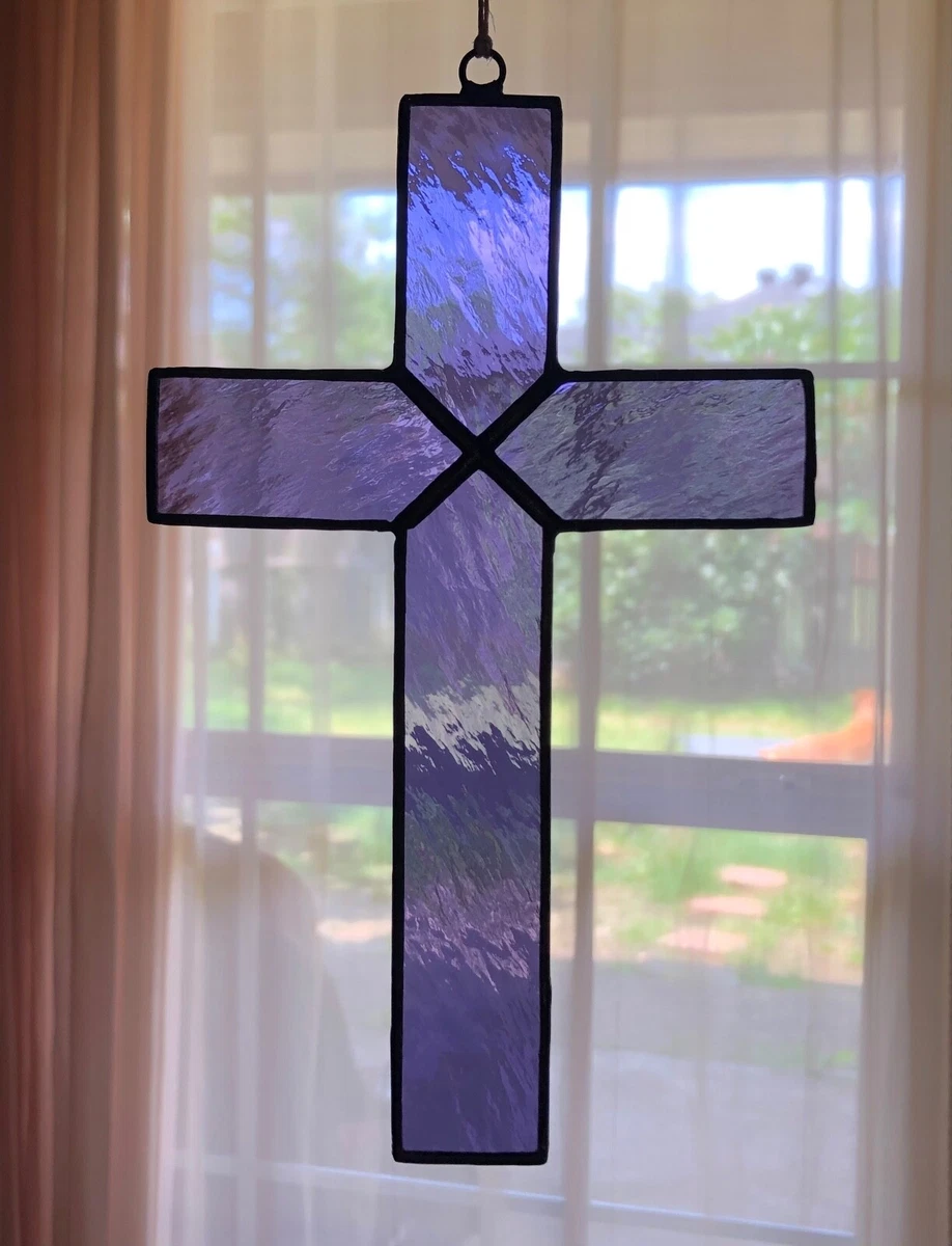 Simple Stained Glass Cross