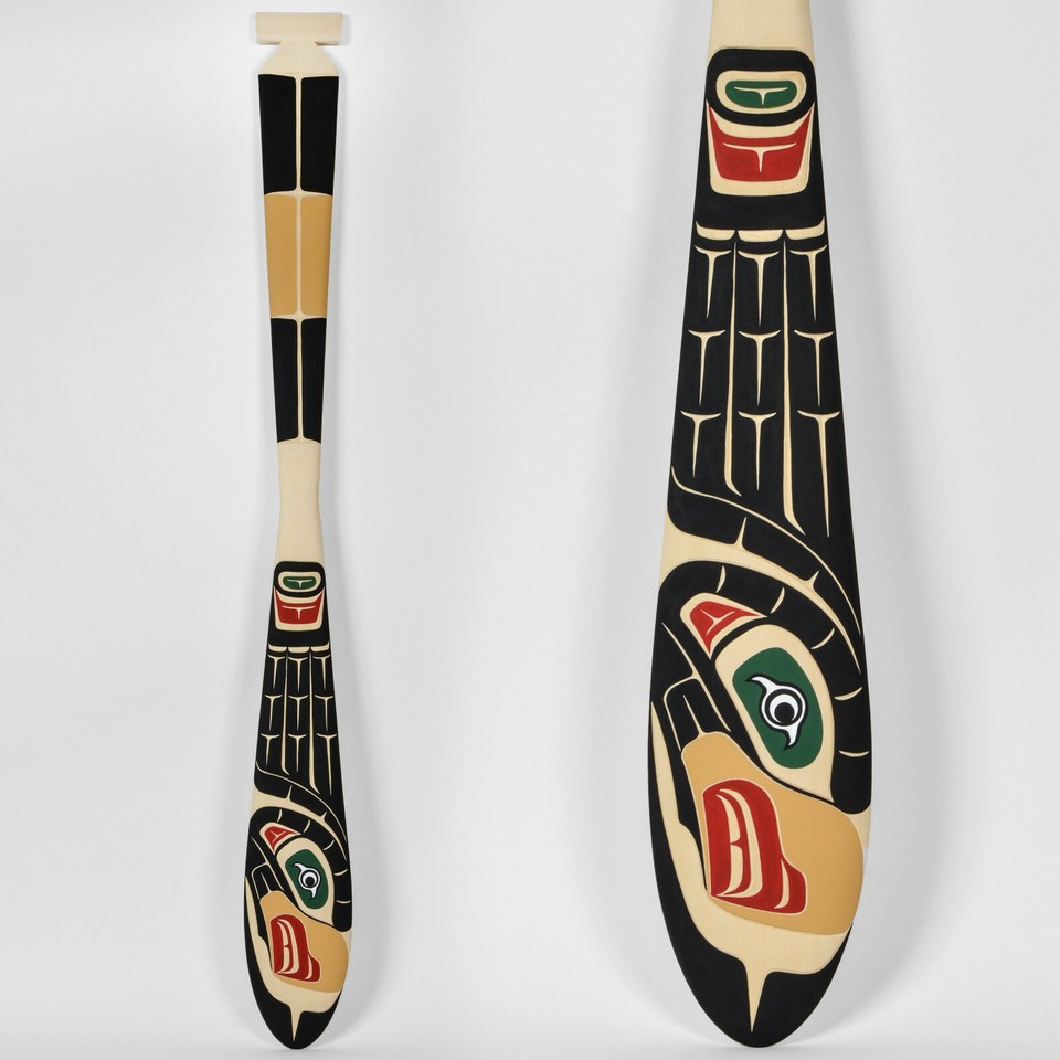Northwest Native American Cedar Hand-Carved Paddle 60" Long | eBay