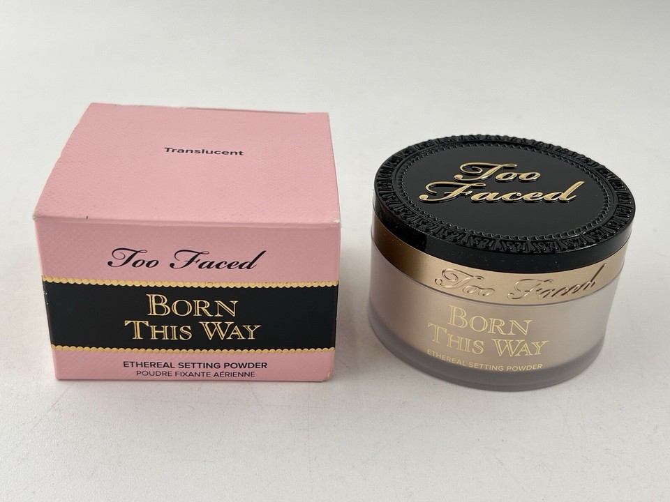 NEW TOO FACED BORN THIS WAY RTHEREAL SETTING POWDER in TRANSLUCENT 17 G ...