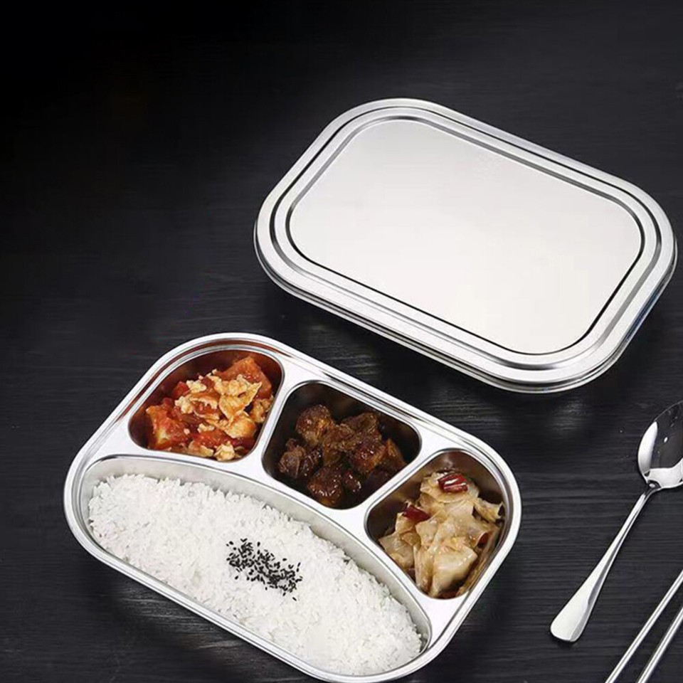 Divided Food Plates Section Dinner Trays Compartment Dinner Trays | eBay
