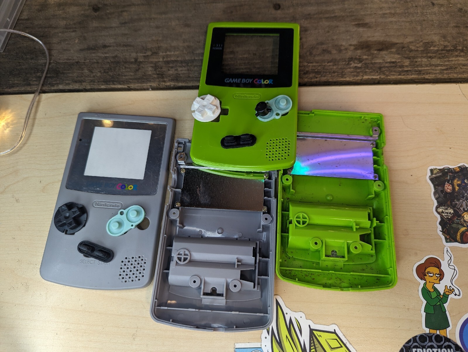 Game Boy Color Replacement Shell Housing LOT OF 2 + PARTS | eBay