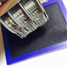 Water-based Ink Type Stamp Pad, Red / Blue / Black / Violet | eBay