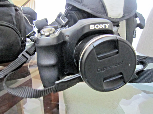 SONY CYBERSHOT DSC-200 20.1 MEGAPIXEL 26X ZOOM WORKS GREAT SD CARD BAG ...