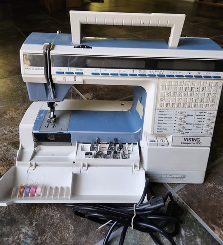 Husqvarna Viking 1100 Sewing Machine, plus accessories, perfect ...