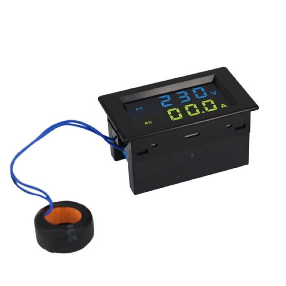 AC Voltmeter Ammeter Voltage Monitor For Panel Installation AC 80-500V ...